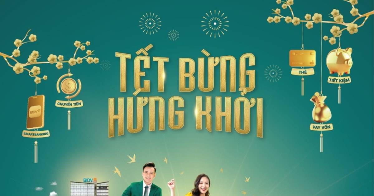 BIDV tung loạt quà tặng, ưu đãi “khủng” dành cho khách hàng dịp Tết